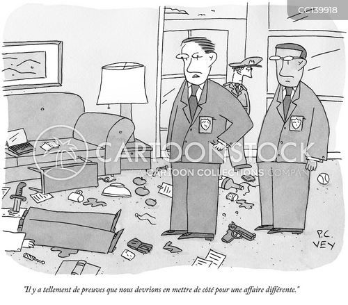 Dessins humoristique et caricaturés avec Preuves Physiques