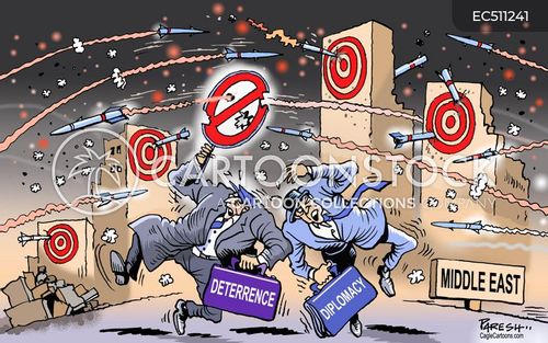 Israel Iran Cartoons and Comics - funny pictures from CartoonStock