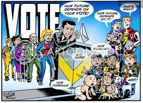 Future Voters Cartoons and Comics - funny pictures from CartoonStock
