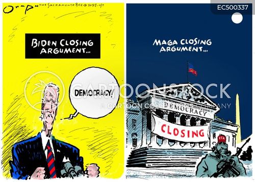 Maga Supports Cartoons and Comics - funny pictures from CartoonStock