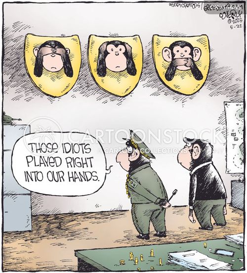 Strategic Deception Cartoons and Comics - funny pictures from CartoonStock