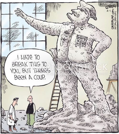 Coup Cartoons and Comics - funny pictures from CartoonStock