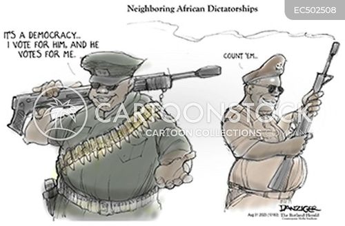 Ali Bongo Cartoons and Comics - funny pictures from CartoonStock