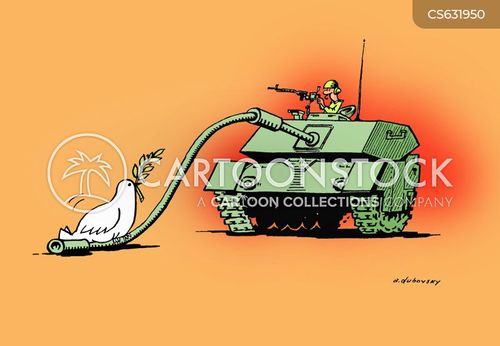 Peace Talks Cartoons and Comics - funny pictures from CartoonStock