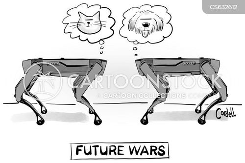Canine Warfare Cartoons and Comics - funny pictures from CartoonStock