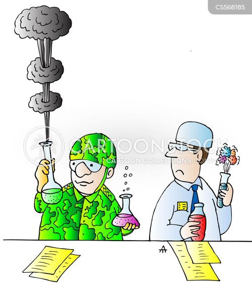 Military Scientist Cartoons and Comics - funny pictures from CartoonStock