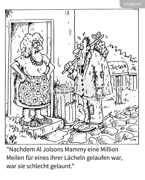 Cartoons und Karikaturen mit Al Jolson