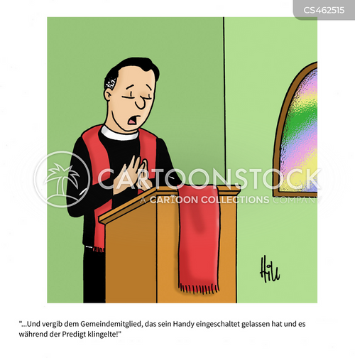 Cartoons und Karikaturen mit Predigt