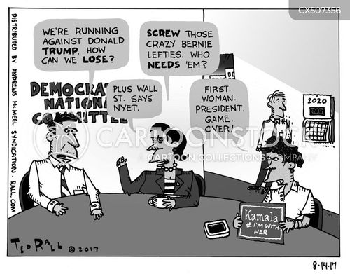 Democratic Primaryes Cartoons and Comics - funny pictures from CartoonStock