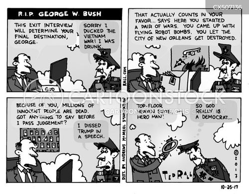 Bush Economics Cartoons and Comics - funny pictures from CartoonStock