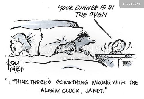 Alarm Cartoons and Comics - funny pictures from CartoonStock