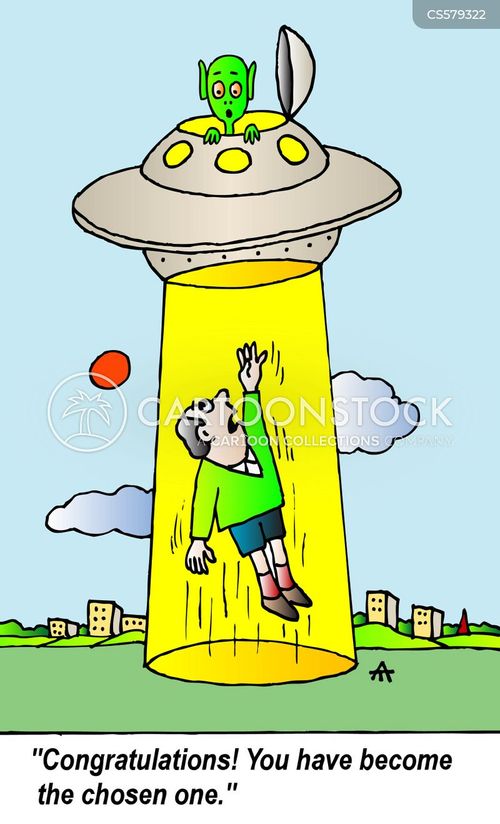 Abducted By Aliens Cartoons and Comics - funny pictures from CartoonStock