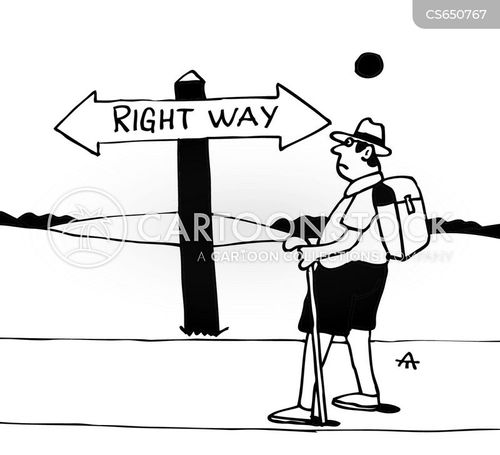 Right Of Way Cartoons and Comics - funny pictures from CartoonStock