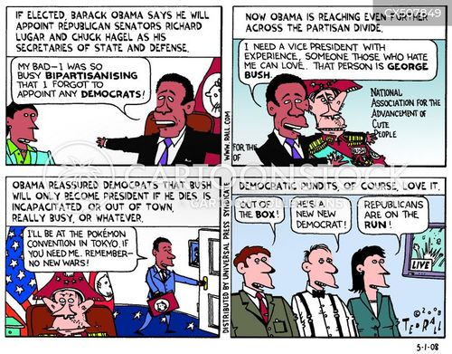 Bipartisanship Cartoons and Comics - funny pictures from CartoonStock