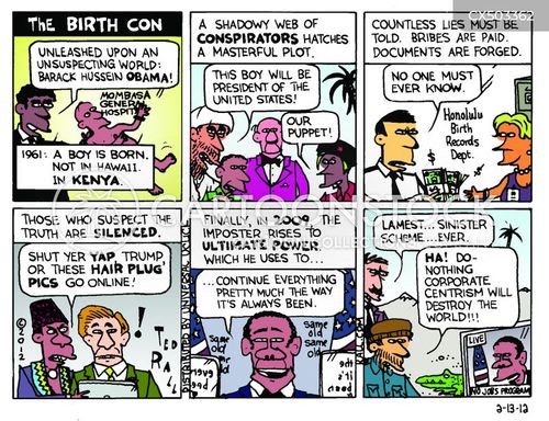 Birther Movement Cartoons and Comics - funny pictures from CartoonStock