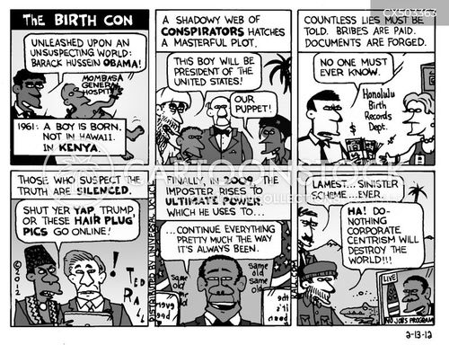 Birther Movement Cartoons and Comics - funny pictures from CartoonStock