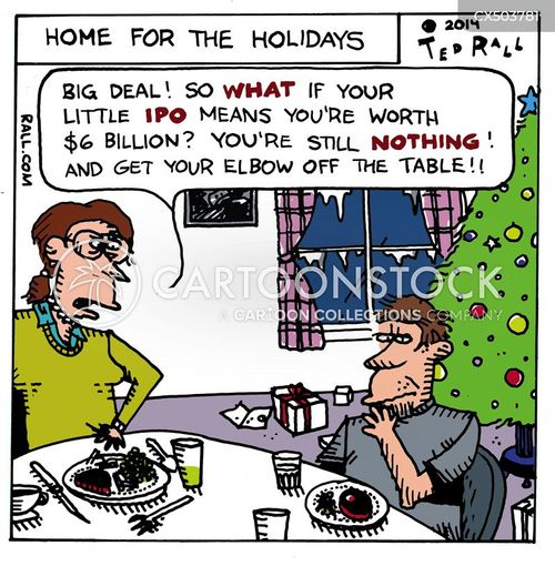 Family Bragging Cartoons and Comics - funny pictures from CartoonStock