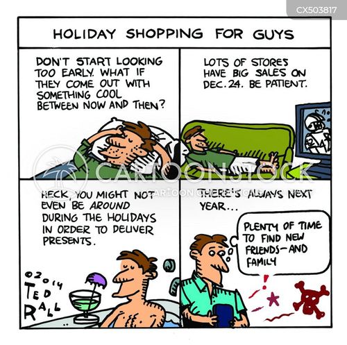 Holiday Tension Cartoons and Comics - funny pictures from CartoonStock