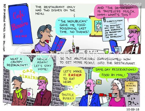 Two Parties Cartoons and Comics - funny pictures from CartoonStock