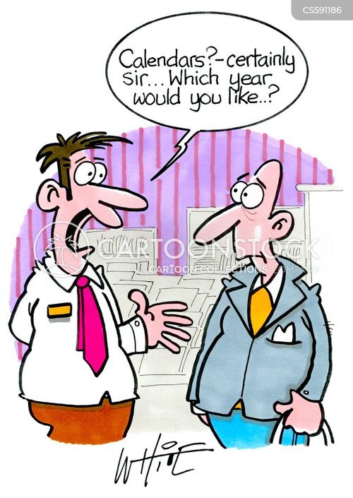Calandars Cartoons and Comics - funny pictures from CartoonStock