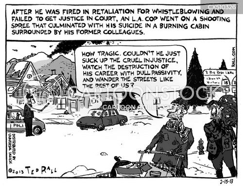 Police Shoot Out Cartoons and Comics - funny pictures from CartoonStock