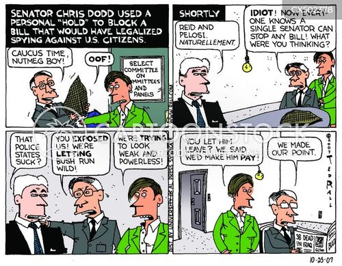 Christopher Dodd Cartoons and Comics - funny pictures from CartoonStock