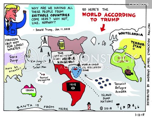 Map Views Cartoons and Comics - funny pictures from CartoonStock