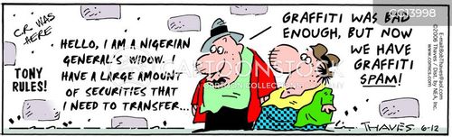 Secure Communication Cartoons and Comics - funny pictures from CartoonStock