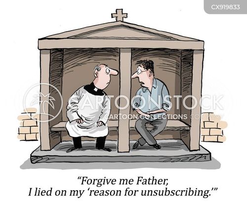 Confession Booth Cartoons and Comics - funny pictures from CartoonStock