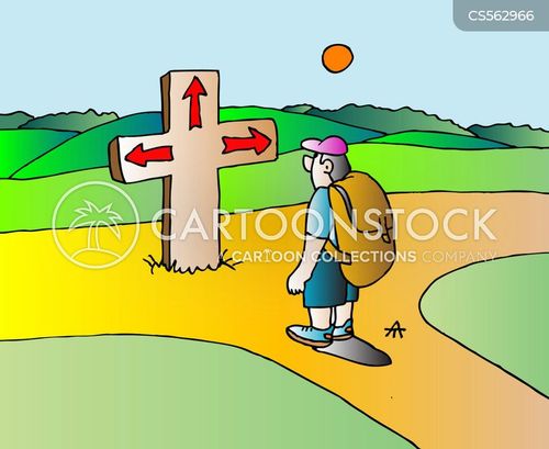 Signposting Cartoons and Comics - funny pictures from CartoonStock