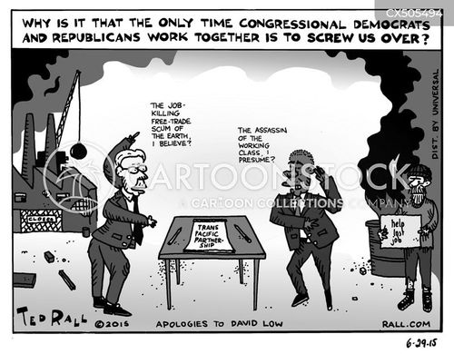 Free Trade Agreement Cartoons and Comics - funny pictures from CartoonStock