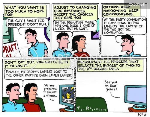 Two Conventions Cartoons and Comics - funny pictures from CartoonStock