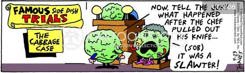 Side Dishes Cartoons and Comics - funny pictures from CartoonStock