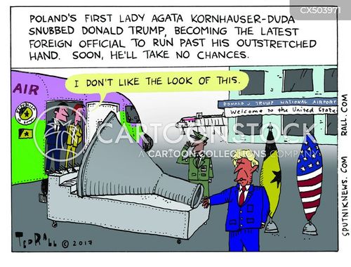 Melania Cartoons and Comics - funny pictures from CartoonStock