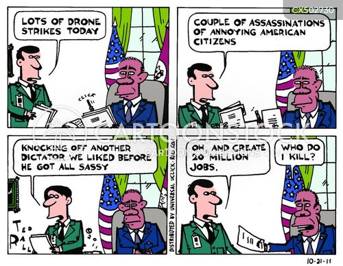 Assassination Strike Cartoons and Comics - funny pictures from CartoonStock