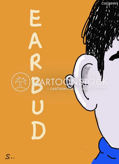 Earbuds Cartoons and Comics - funny pictures from CartoonStock