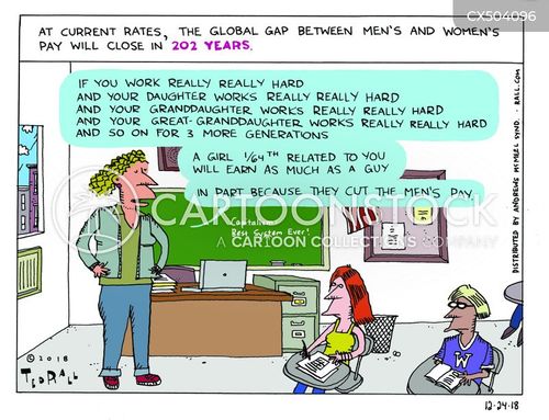 Pay Disparity Cartoons and Comics - funny pictures from CartoonStock