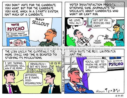 Non-candidates Cartoons and Comics - funny pictures from CartoonStock