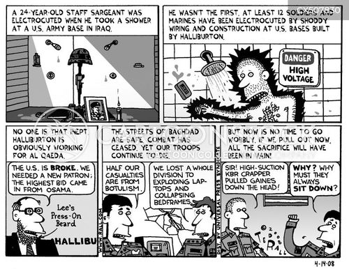 Halliburton Cartoons and Comics - funny pictures from CartoonStock