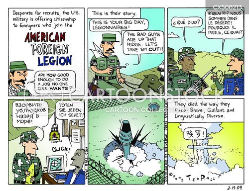 Enlistment Cartoons and Comics - funny pictures from CartoonStock