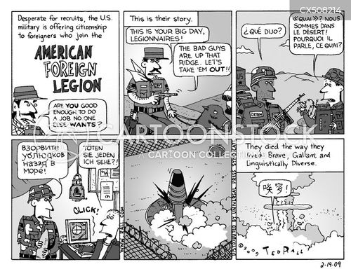 Enlistment Cartoons and Comics - funny pictures from CartoonStock