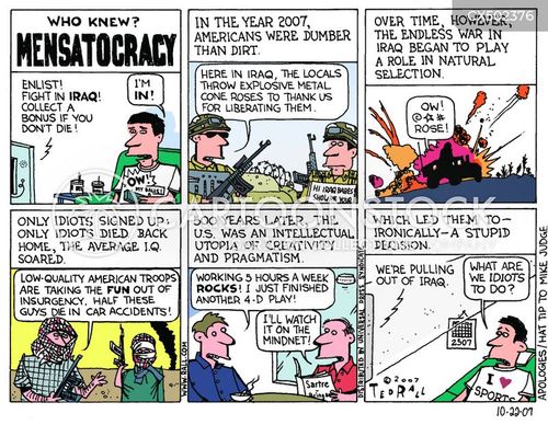 Mensatocracy Cartoons and Comics - funny pictures from CartoonStock