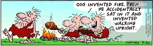 Fire Walking Cartoons and Comics - funny pictures from CartoonStock