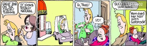 Color Bleeding Cartoons and Comics - funny pictures from CartoonStock