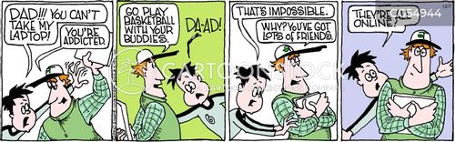 Lap Top Computer Cartoons and Comics - funny pictures from CartoonStock