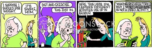 Mom Exercising Cartoons and Comics - funny pictures from CartoonStock