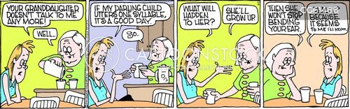 Talkative Children Cartoons and Comics - funny pictures from CartoonStock