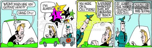 Distracted Parents Cartoons and Comics - funny pictures from CartoonStock