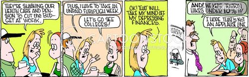 Furlough Cartoons and Comics - funny pictures from CartoonStock