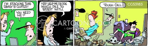 Clutter Cartoons and Comics - funny pictures from CartoonStock